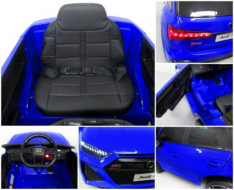 AUDI RS6 GT Niebieski Auto na akumulator EVA Skóra pilot > Sklep ...